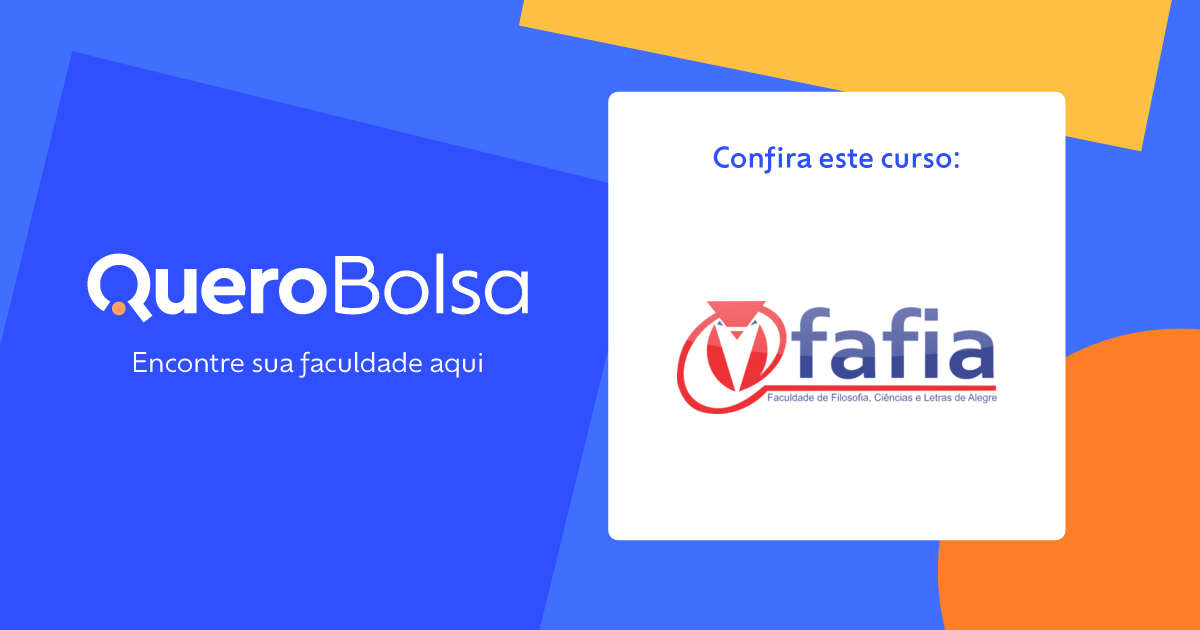 FAFIA 2020 - Bolsas, Cursos e Informações | Quero Bolsa