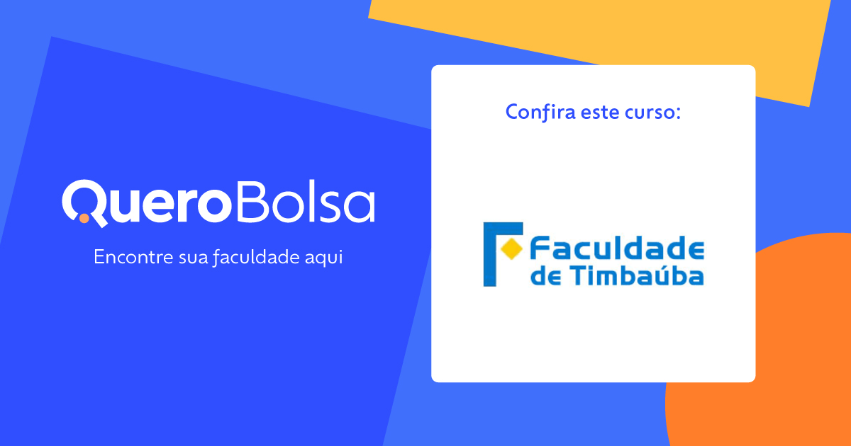 Faculdade de Timbaúba - Cursos e Valores das Mensalidades | Quero Bolsa